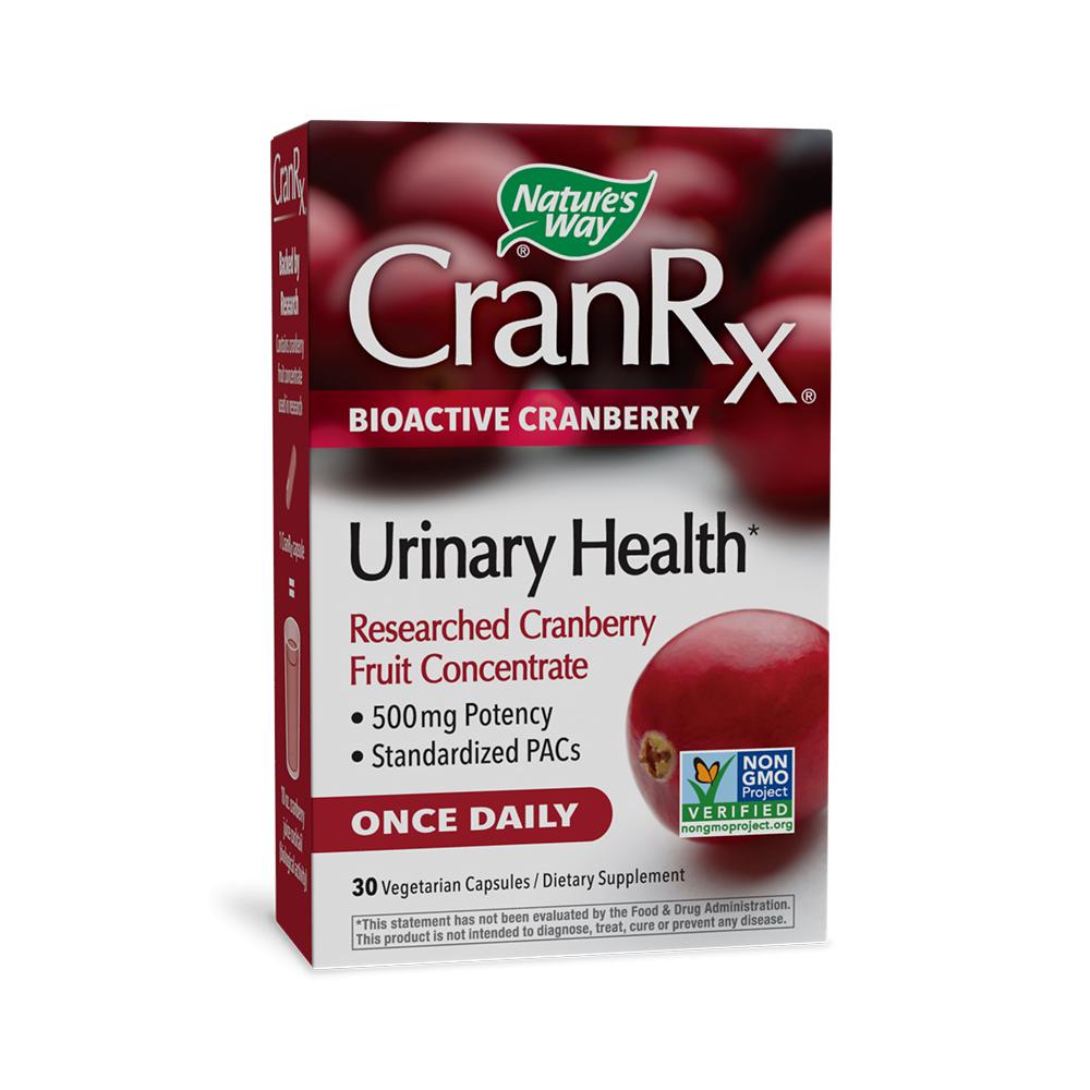 CranRx® Bioactive Cranberry/ Червена боровинка 500 mg х 30 капсули ...