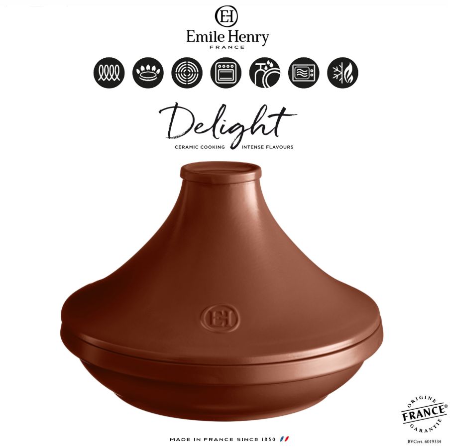 Керамичeн индукционен тажин Delight - голям - Ø 33,5 см - цвят ...