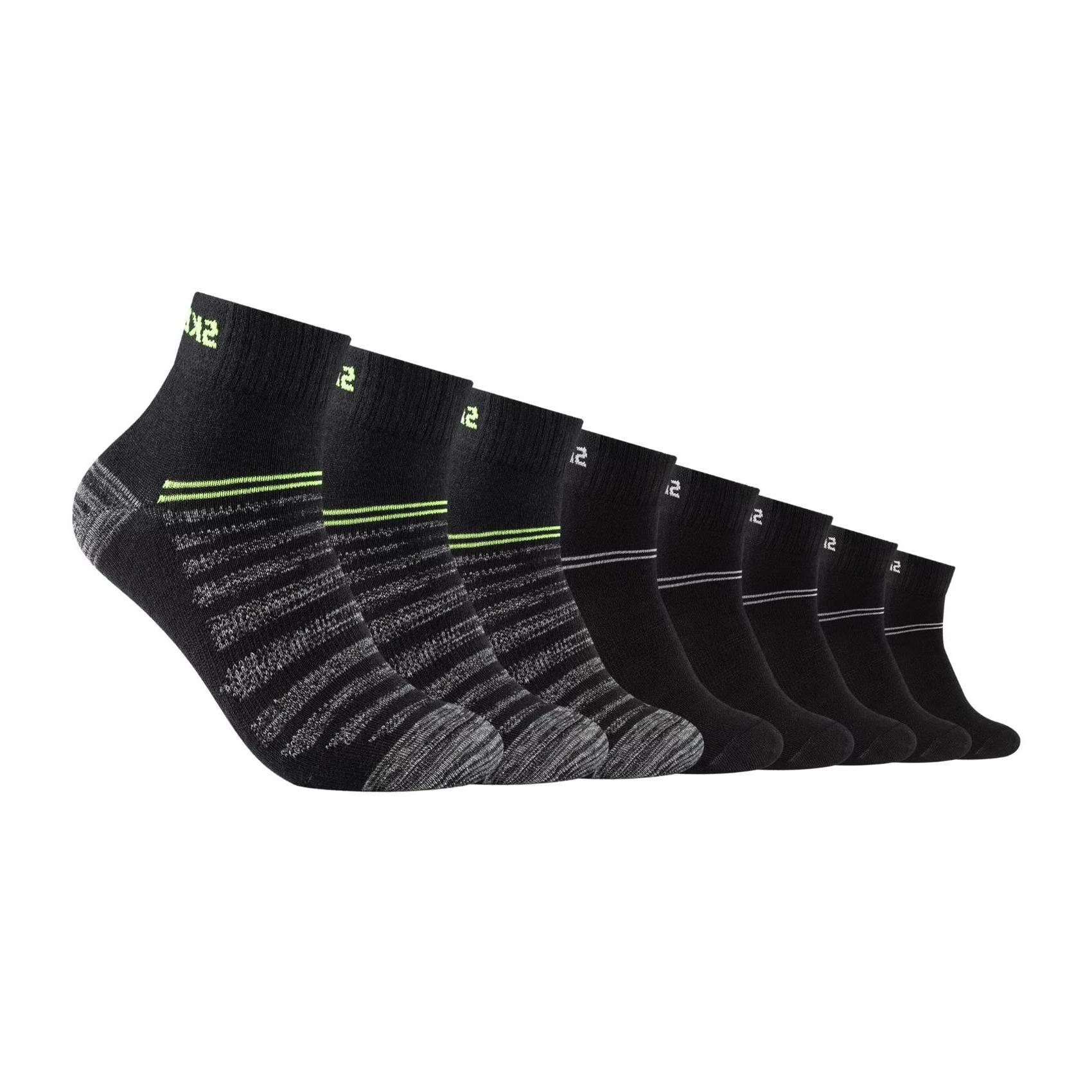 Комплект от три чифта чорапи Skechers 3PPK Wm Mesh Ventilation Quarter ...