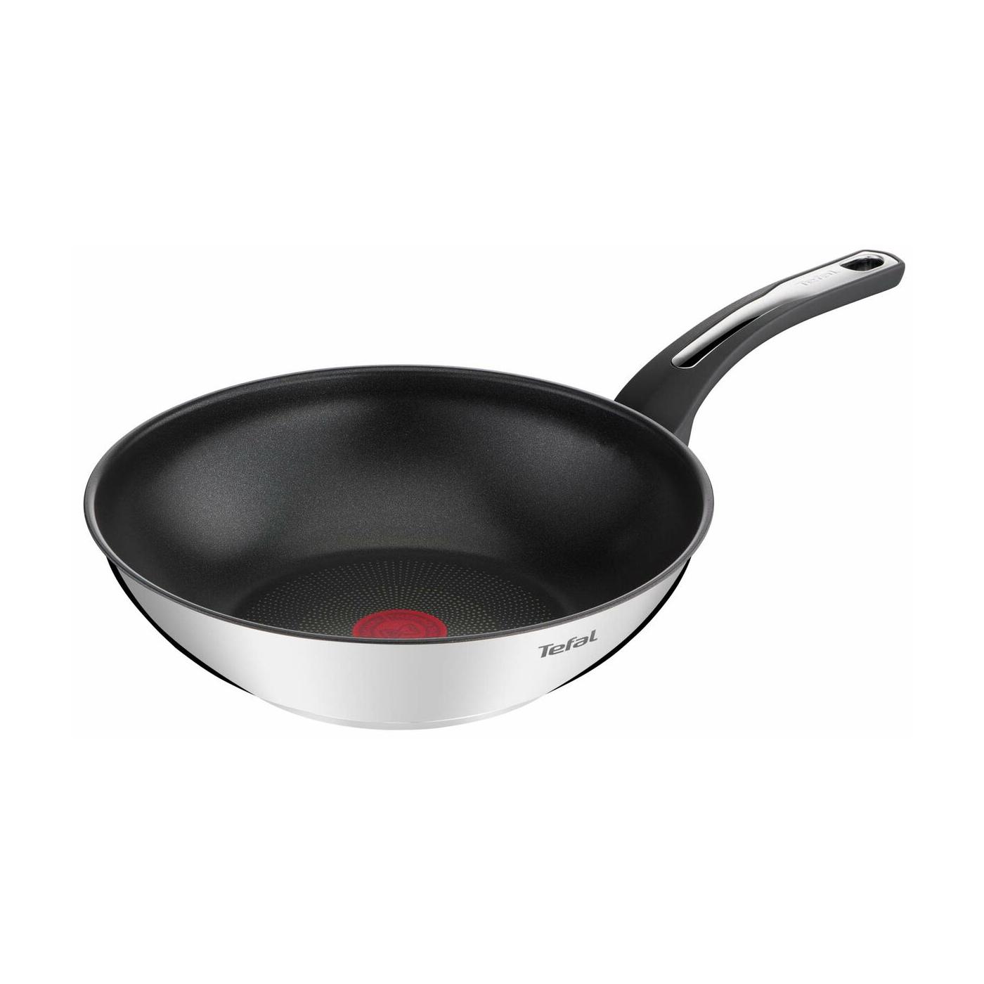 Tefal Emotion тиган Wok от неръждаема стомана Ø 28 см | market.dir.bg